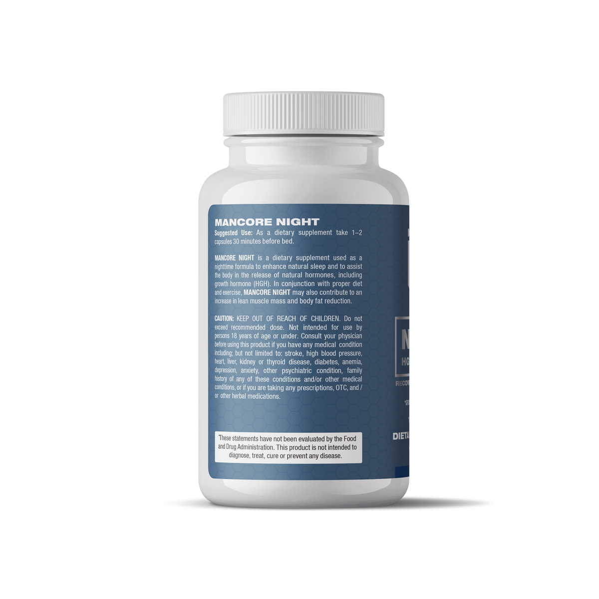 Mancore Night HGH and Testosterone – Complete Nutrition